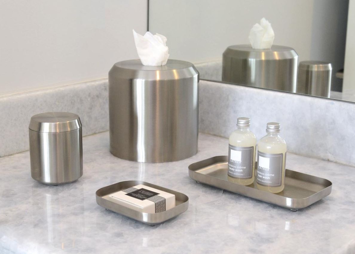 Geneva Silver Bathroom Accessories Collection